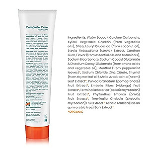 Himalaya Botanique Complete Care Toothpaste, Simply Mint, Fluoride Free Plaque Reducer for Brighter Teeth and Fresh Breath, 5.29 oz, 2 Pack