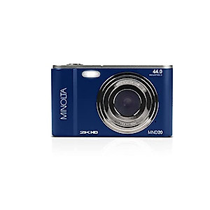 Minolta MND20 44 MP / 2.7K Ultra HD Digital Camera (Blue)