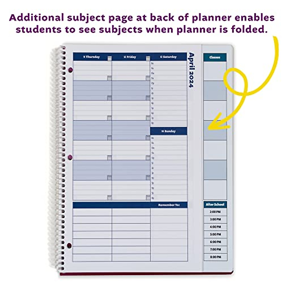 Order Out Of Chaos 2023-2024 Academic Planner, Daily, Weekly & Monthly Time Management School Agenda, Size 8.5x11 (July 2023-June 2024),Blue/Teal