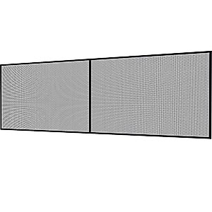 VEVOR Garage Door Screen, 18 x 7 ft for 2 Cars, 5.8 lbs Heavy-Duty Fiberglass Mesh for Quick Entry with Self Sealing Magnet and Weighted Bottom, Kids/Pets Friendly, Easy to Install and Retractable