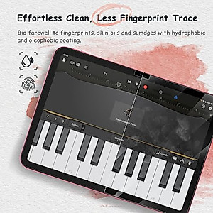 bersem 2-Pack New Paper Nano Screen Protector Compatible with iPad Air 11 Inch 2024 (M2) & iPad 10th Generation 2022 (10.9 inch), Matte PET Film for Paper Art Writing, Nib Friendly, Anti-Glare