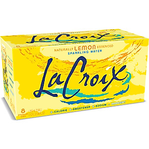 LaCroix Sparkling Water, Lemon 8pk, 12 Fl Oz (pack of 8)