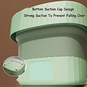 RUVSUN Small Washing Machine, Mini Washer and Dryer, Washer Machine, Fully Automatic Integrated Small Washing Machine, 360 ° Deep Cleaning Clothes Without Dead Ends Design, Suitable for Bathroom