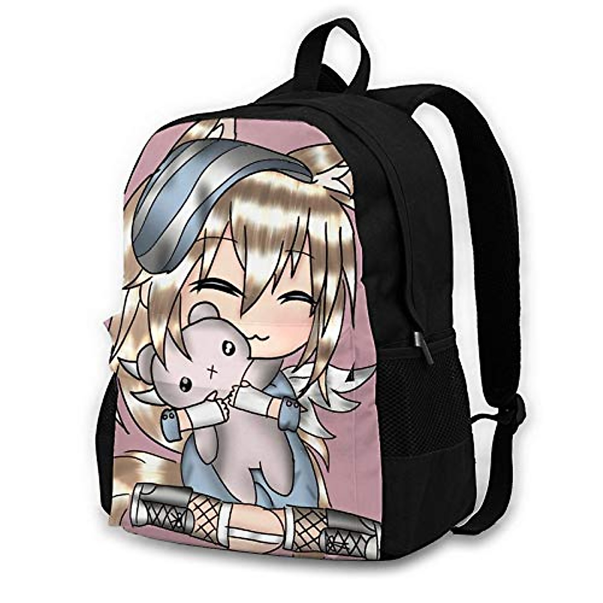 Inspired By Gacha-Life Adult Backpack Teen Men Women Outdoor School Bag Travel Outing Luggage Bag Black One Size