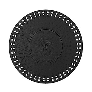 Christopher Knight Home Richie Outdoor Round Aluminum Fire Pit, Matte Black