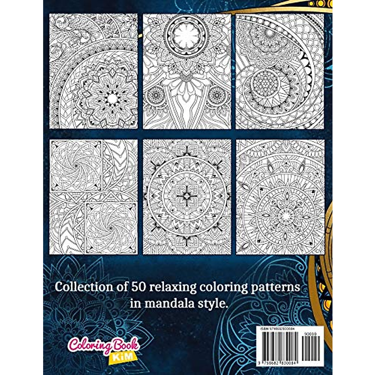 Amazing Patterns: Adult Coloring Book, Stress Relieving Mandala Style Patterns