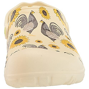 Western Chief Easies Eva Clogs for Women Offers Comfortable Ankle Strap, Synthetic Insole, and Slip-On Style Rooster 9 M