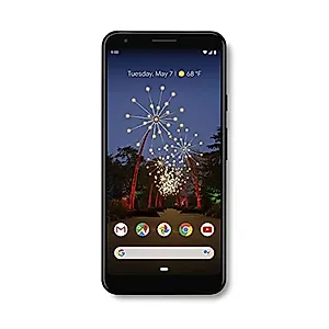 Google - Pixel 3a XL with 64GB Memory Cell Phone (Unlocked) - Just Black (Renewed)
