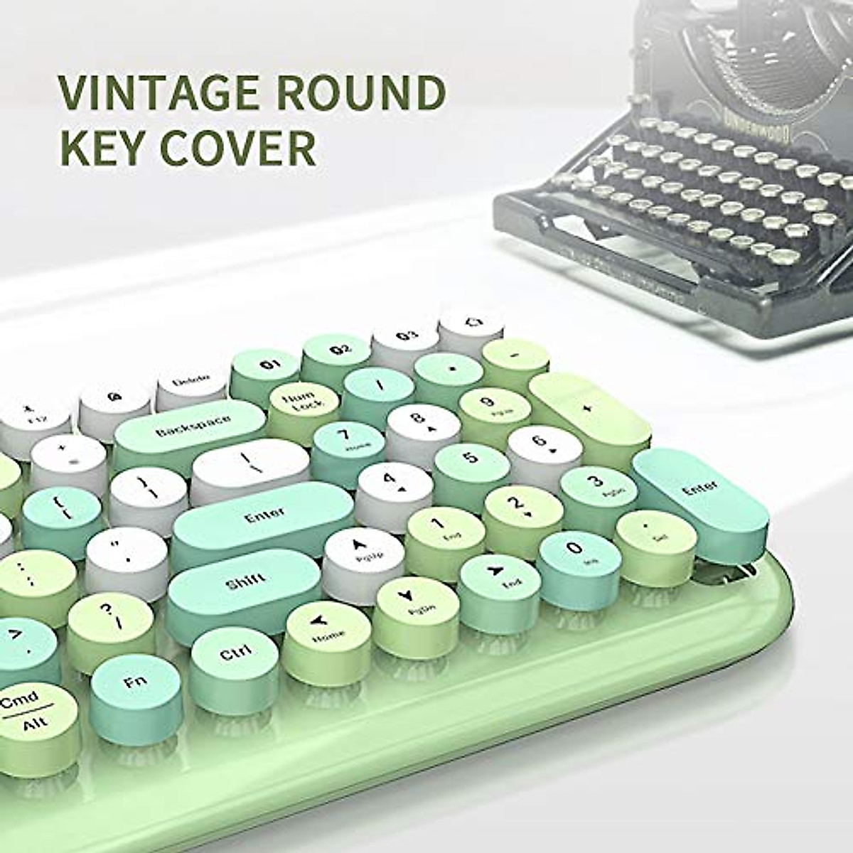 125 Keyboard,Bluetooth 5.1 Laptop Keyboard,Multi‑Device Compact Keyboard,Ergonomic Computer Quiet Keyboard,Keyboard for Laptop Mobile Phone Tablet,for