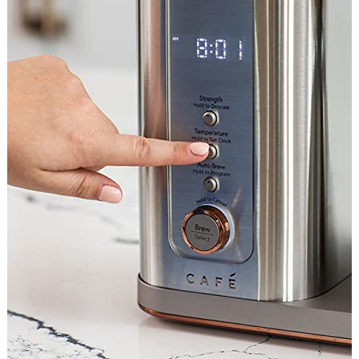 Café Specialty Drip Coffee Maker | 10-Cup Insulated Thermal Carafe | WiFi Enabled Voice-to-Brew Technology | Smart Home Kitchen Essentials | SCA Certified, Barista-Quality Brew | Stainless Steel