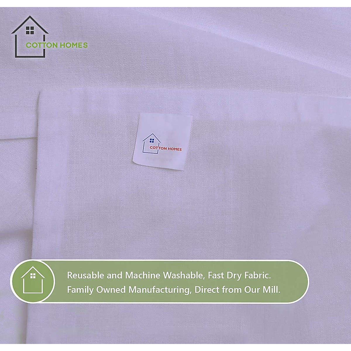 COTTON HOMES Flour Sack Tea Towel, Dish Cloth, Cheesecloth Baking Towels for Kitchen 6 Pack - 28x28 Inch- [with 3 Free Wash Cloths] -100% Virgin Cotton.