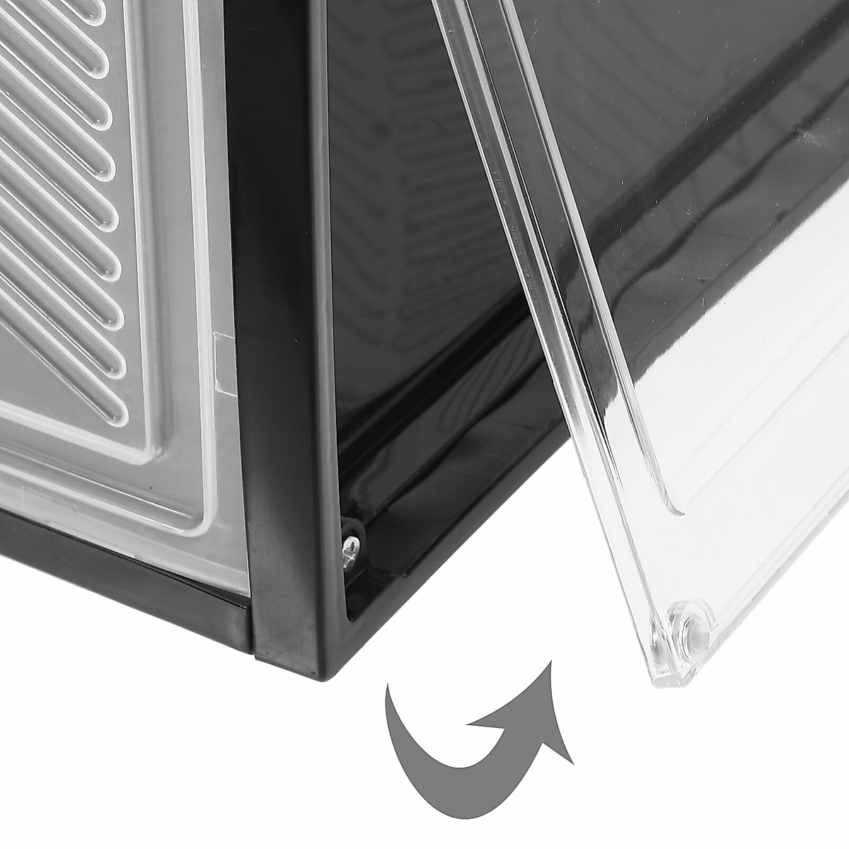 Alipis 2pcs Boxes Foldable Shoe Box Shoe Storage Case Shoe Storage Boxes Shoe Rack for Closet Shoes Boxes Shoe Rack Organizer Sneaker Storage Organizer for Cabinets Shoe Boxes for Home