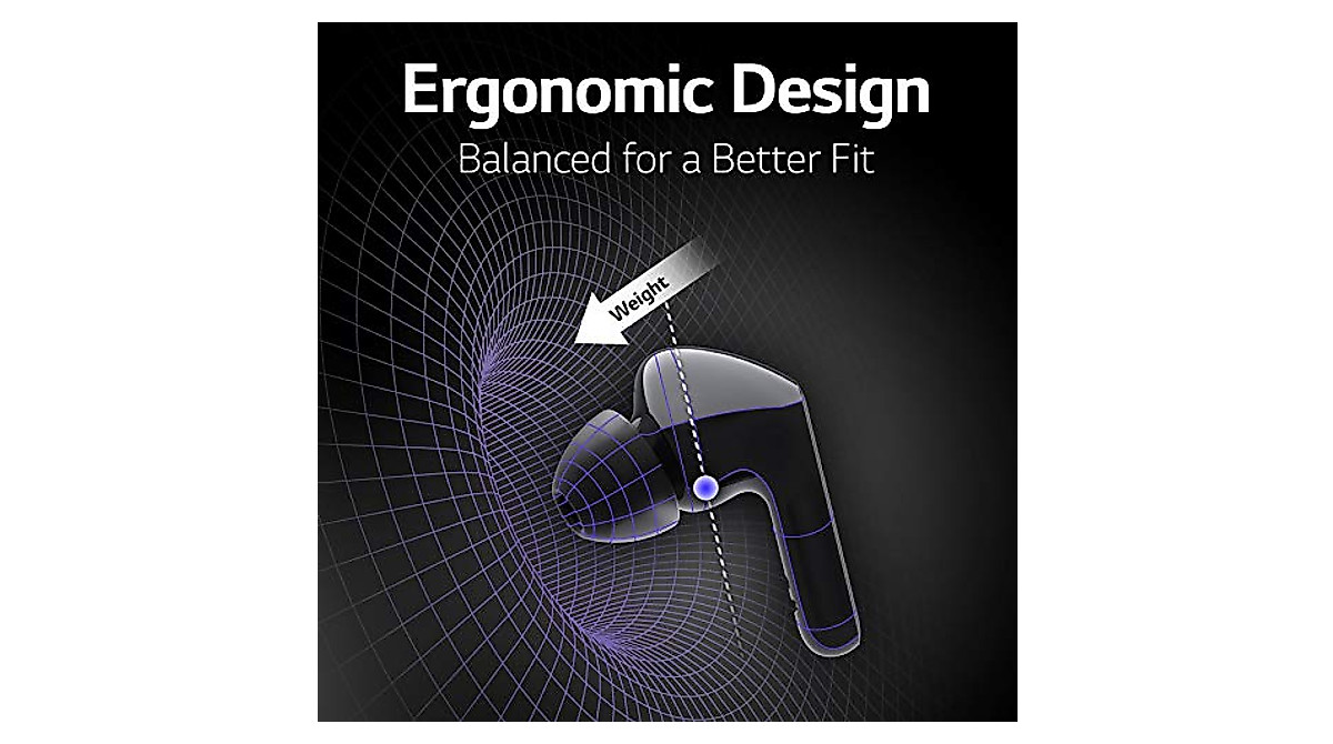 LG TONE Free FN4 Earbuds with Meridian Sound & Hypoallergenic Fit