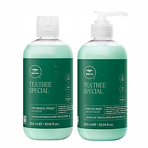 Tea Tree Special Shampoo + Hair and Body Moisturizer Duo, 10.14 fl. oz.