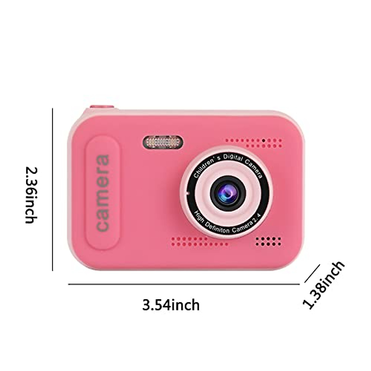 Kids Digital Camera - SLR Camera, High-Definition Front and Rear Dual-Camera, Children's Camera, Can Take Photos and Videos, Listen to Music and Play Small Games, Children's Gift