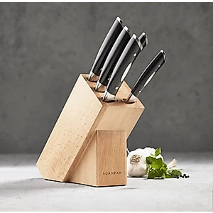 Scanpan Classic 6-Piece Knife Set with Block