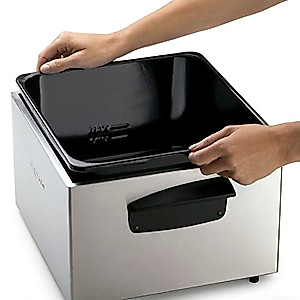 Presto 05466 Stainless Steel Dual Basket Pro Fry Immersion Element Deep Fryer