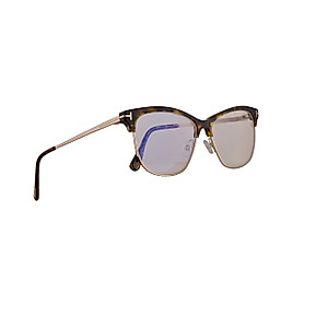 Tom Ford FT5546B Eyeglasses 52-14-140 Dark Havana w/Demo Clear Lens 052 FT5546-B FT 5546B TF 5546-B TF5546B TF5546-B
