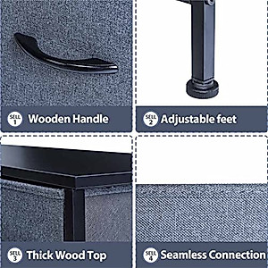 ZSEDP 5 Tiers Storage Drawers Living Room Furniture 5 Bin Bedroom Organizer Nightstand Closet Home Storage Drawers Clothes Storage