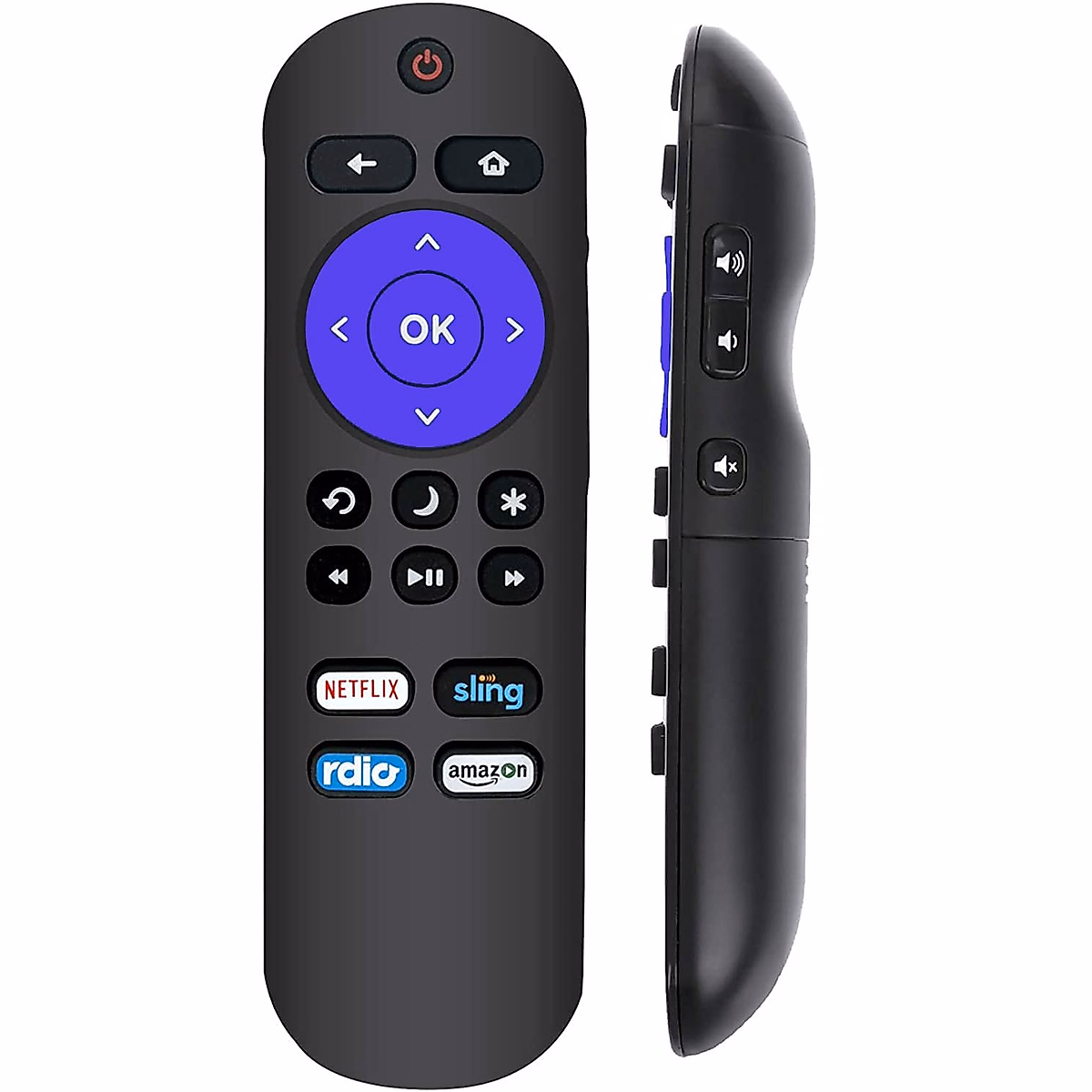 Remote Control Compatible with Roku TV, Fit for Onn/TCL/Element/Haier/Hitachi/LG/Sanyo/JVC/Magnavox/RCA/Philips/Westinghouse Roku Built-in Smart TV