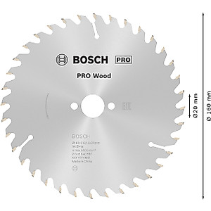 Bosch 2608640597 Circular Saw Blade"Top Precision" Opwoh 6.3inx20mm 36T
