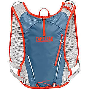 CamelBak Trail Run Hydration Vest 34 oz, Captain's Blue/Spicy Orange