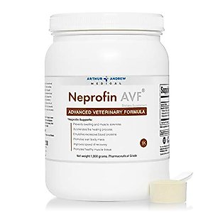Arthur Andrew Medical, Neprofin AVF, Advanced Veterinary Formula, Large Animal Support for Speedy Recovery and Pain-Free Movement, Vegan, Non-GMO, 1kg Tub