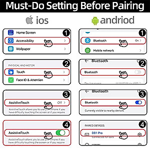 TIKTok Remote Control Kindle APP Page Turner for Phone Camera, Bluetooth Button Clicker TIK Tok Scrolling Ring Rechargeable Camera Remote Compatible with iPhone/iPad/Android/Smartphones/Tablets