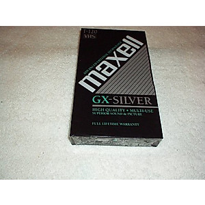 Maxell Videocassette GX-Silver (6 hr) EP/SLP mode