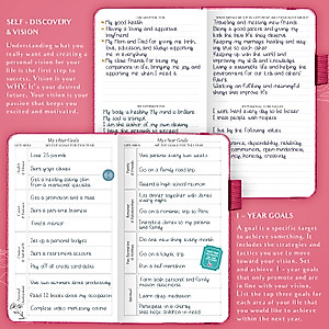 Legend Planner Pocket – Small Undated Monthly & Weekly Goal Journal and Calendar for Productivity, Mini Life Organizer Planner Perfect for Purse, Size: 3.5" x 6.2" Hardcover – Hot Pink