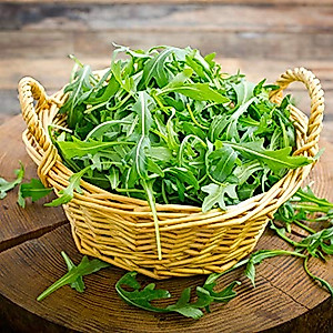 Gaea's Blessing Seeds - Arugula Seeds -2000 Seeds - Roquette Rocket Heirloom - Non-GMO Seeds with Easy to Follow Planting Instructions - 90% Germination Rate (Pack of 1)