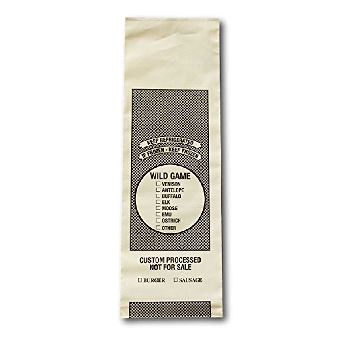 Wild Game Freezer Bags - 2 Lb. Size - Package of 100