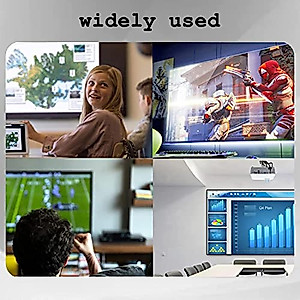 Wireless HDMI Transmitter and Receiver,Ultra HD Extender Converter Adapter Streaming Video Audio from Laptop,PC,Phone to HDTV Projector for Home Theater,Conferences,Games...