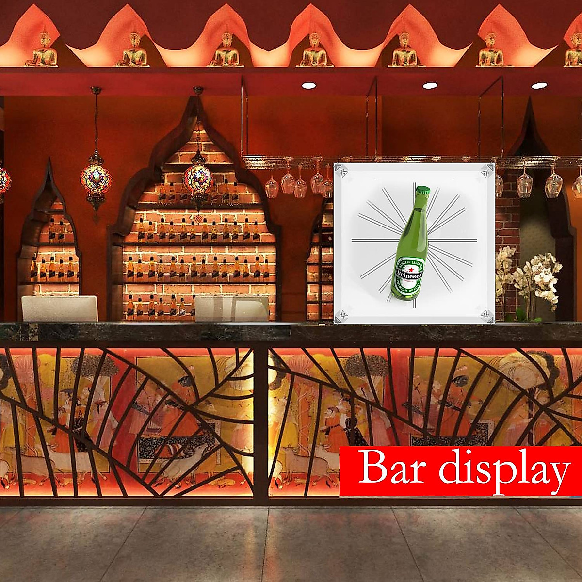 Missyou 3D Hologram Fan Cover ,Hologram Fan Protective Cover for Collectibles Assemble Clear Acrylic Box Alternative Glass Case (Suitable for 27.5" and below (H 26.7"*W 7.8*L 26.7"))