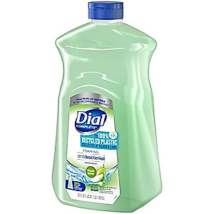 Dial Complete Antibacterial Foaming Hand Soap Refill, Fresh Pear, 52 fl oz