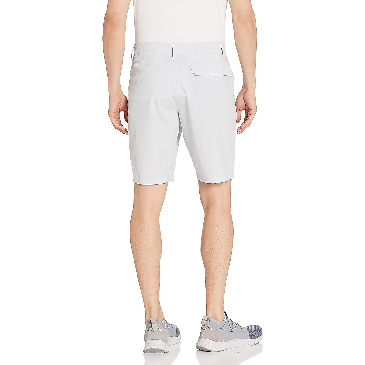 Under Armour Men's Mantra Shorts, Halo Gray (014)/Pitch Gray, 32