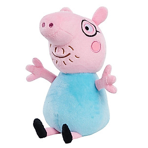 PEPPA PIG Family Small Plush Stuffed Animals 4-Piece Set, Mummy Pig, Daddy Pig, and George, Kids Toys for Ages 2 Up, Amazon Exclusive by Just Play