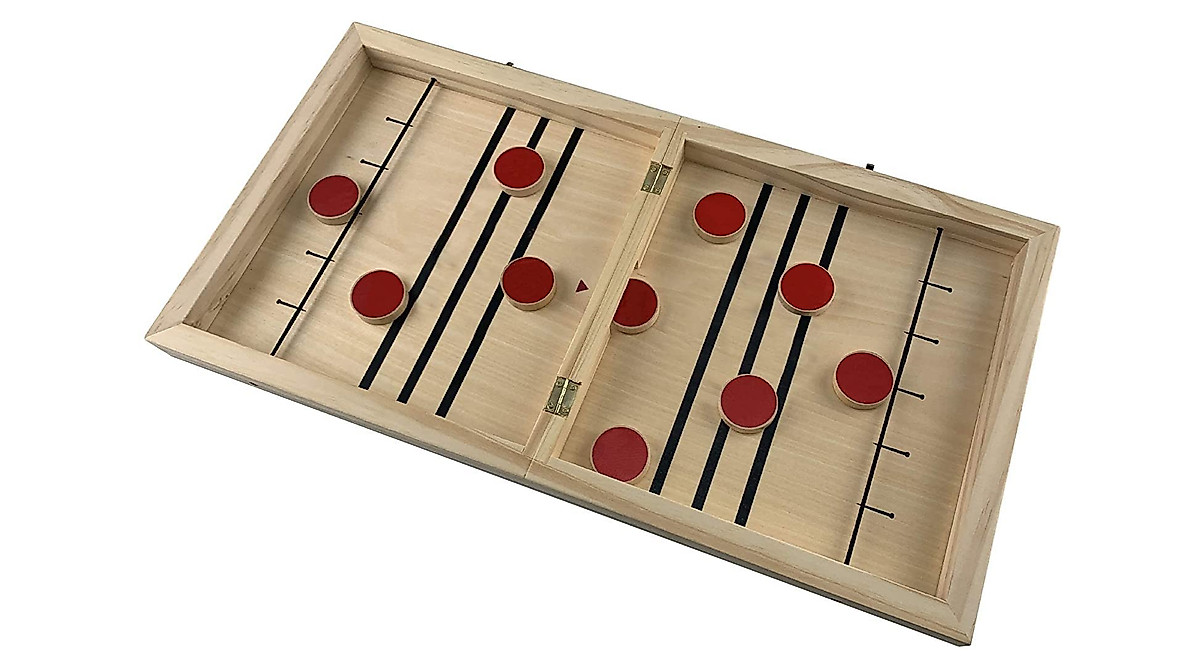 Exciting 2-in-1 Sling Puck & Chess Game Set