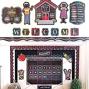 CTP Chalkboard Punch-Out Letters for Classroom – Essential Homeschool Supplies – Top Back to School Supplies Creative Teaching Press