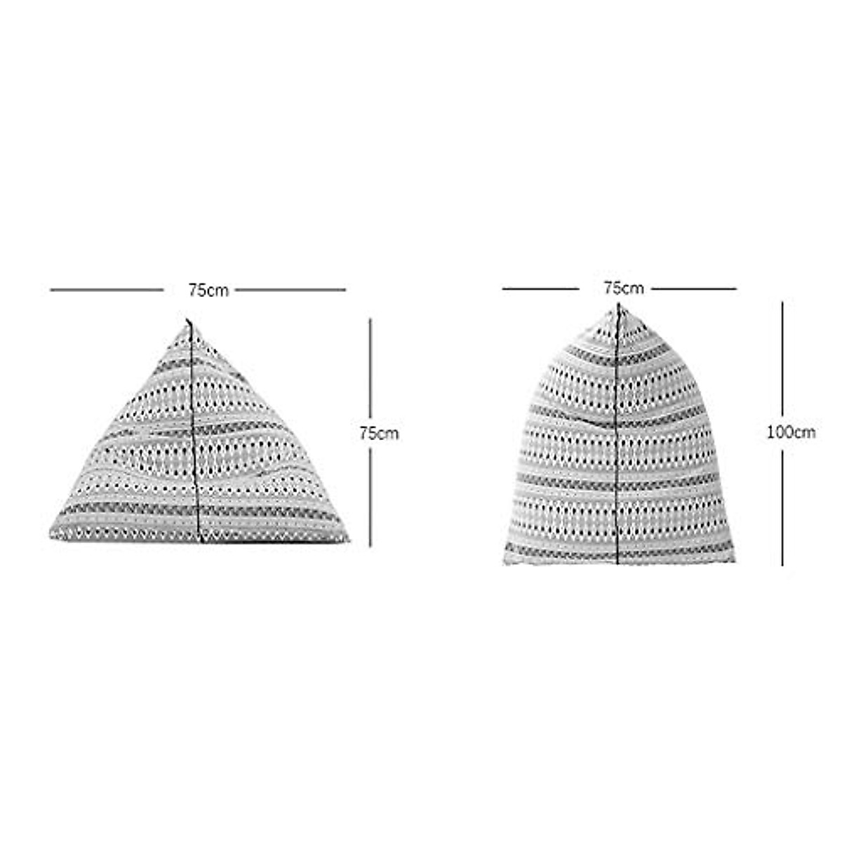 GYDJBD Lazy Sofa Bean Bag Chair, Leisure Bedroom Small Tatami Sofa, Polyester, Durable and Supple Touch, Exquisite Feeling of Gloss