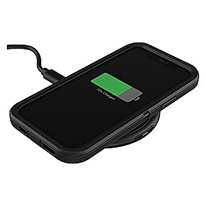 OtterBox iPhone 12 and 12 Pro Defender Series Case - Single Unit Ships in Polybag, Ideal for Business Customers - BLACK, rugged & durable, with port protection, includes holster clip kickstand