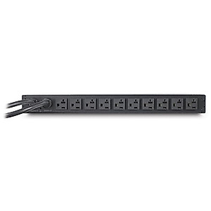 APC Rack ATS, Rack-Mount Transfer Switch 120V/20A, (10) 5-20R Outlets, (AP4452)
