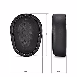 Mo-Fi Ear Pads Replacement Ear Cushion Compatible with Blue Mix-Fi/Mo-Fi/Sadie/Lola/Ella Headphones,Softer Protein Leather and Memory Foam,High-Density Noise Cancelling Foam, Added Thickness