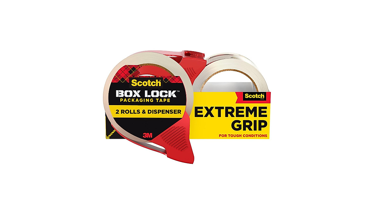 Scotch Box Lock Packaging Tape – Strong Seal & Easy Dispenser | Buy Now