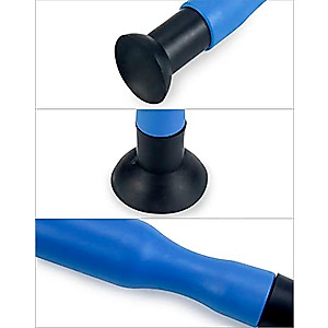 QWORK Valve Hand Lapping Stick, 4 Pack Double Ended Valve Grinding Tool with Suction Cup, Hand Valve Lapper Set 1-1/8, 1-3/8, 5/8, 3/16 Inch