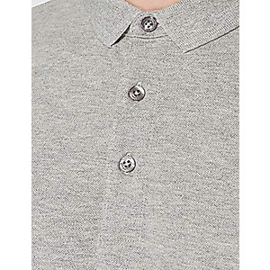 Superdry Mens Organic Cotton Short Sleeve Pique Polo Shirt Mid Marl Size XL