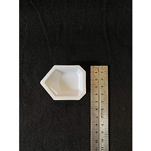 Pour Boats, W-P43-WH-50, 43mm, Small, White, Pack of 50