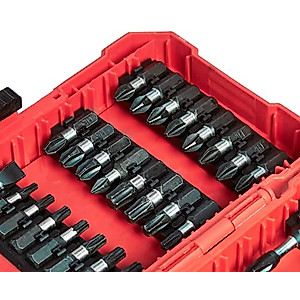 Amazon Basics 42-Piece Impact Screwdriver Bit Set Phillips, Slotted and Torx, One Size