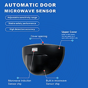UHPPOTE Microwave Sensor Motion Detector for Automatic Door Autodoor