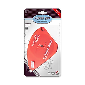 Scrapbook Adhesives by 3L 01251-6 Double-Sided E-Z Runner Grand Adhesive Refill, 150-feet,white